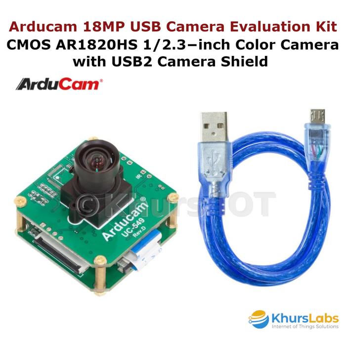 Jual Arducam 18MP USB Camera Evaluation Kit - CMOS AR1820HS 1/2.3−inch ...