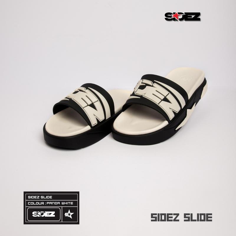 SiDEZ PANDA WHITE SLIDE SANDAL - TikTok Shop Malaysia