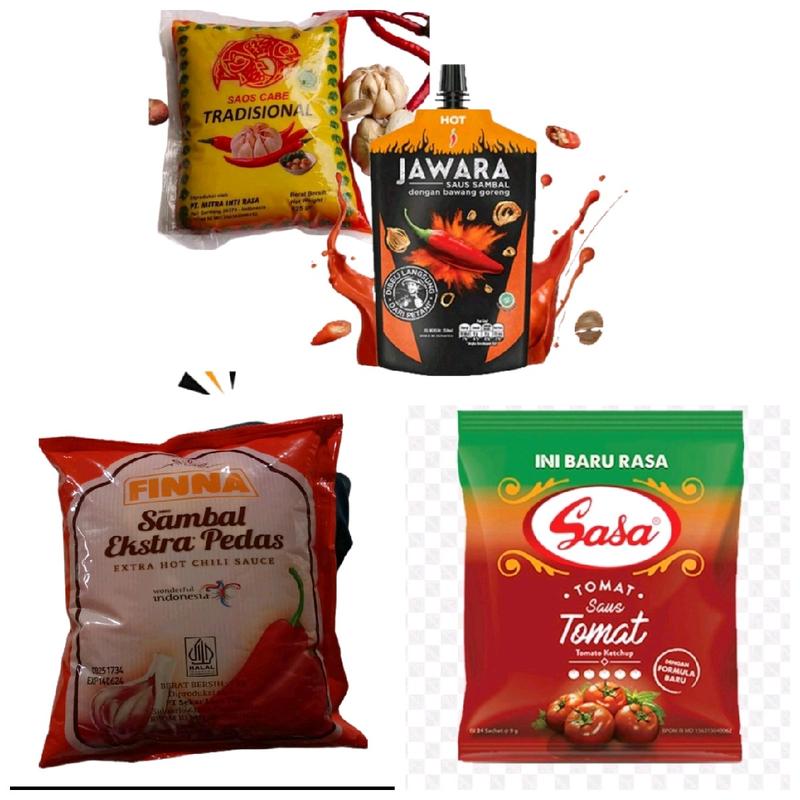 berbagai saos traditional/jawara/sasa/fina Sauce Bakso - TikTok Shop ...
