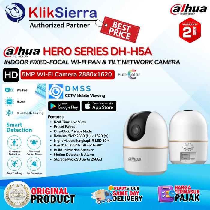 Promo WiFi Camera HERO A1 Series DAHUA DH-H5A 5MP & DH-H3A 3MP CCTV ...