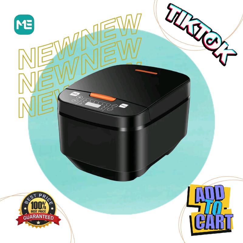 Smart Digital Silver Crest Rice Cooker 5L - TikTok Shop Malaysia