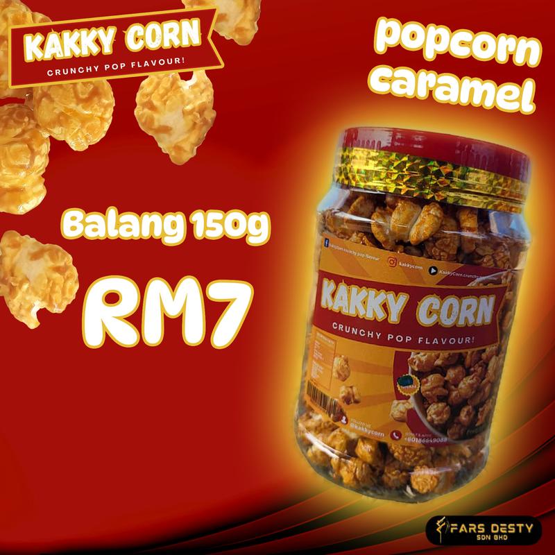 Kakky Corn 150g Container Popcorn - Crunchy Snack Food - TikTok Shop ...