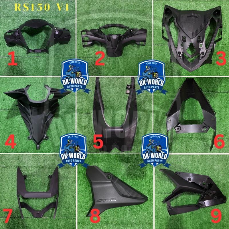 INNER RS150 V1 100% Original Inner Cover SET RS150 V1 2016 BLACK ...
