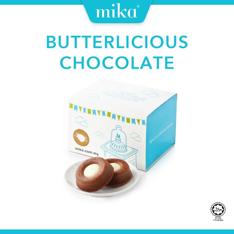 Mika Kek- Butterlicious Coklat [Chocolate] (Halal) - TikTok Shop Malaysia