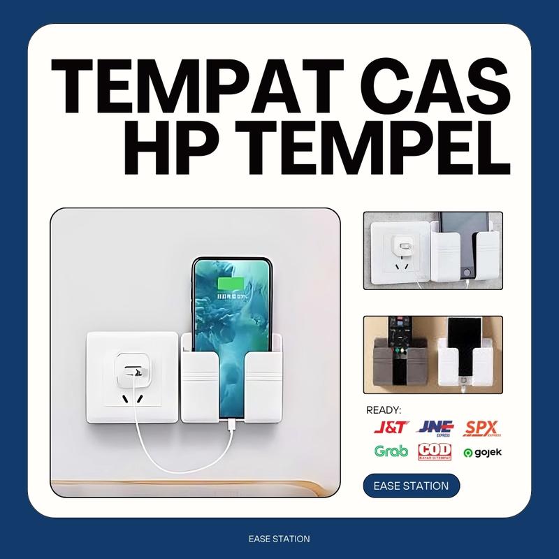 TEMPAT CAS HP TEMPEL RAK DINDING TEMPAT REMOT AC TEMPEL TEMBOK - Shop ...