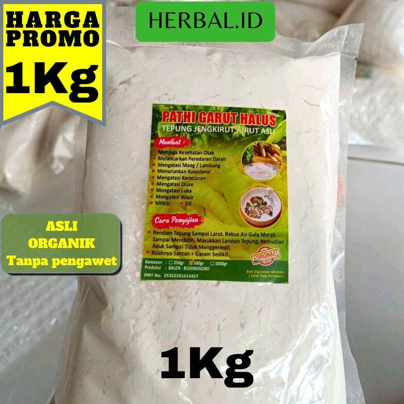 tepung garut 1000gr / pati garut / arrowroot / arrowroot powder - Shop ...