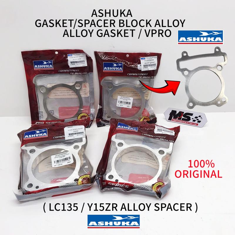 NEW! ASHUKA LC135/Y15ZR PRO SERIES GASKET/SPACER BLOCK ALLOY - TikTok ...