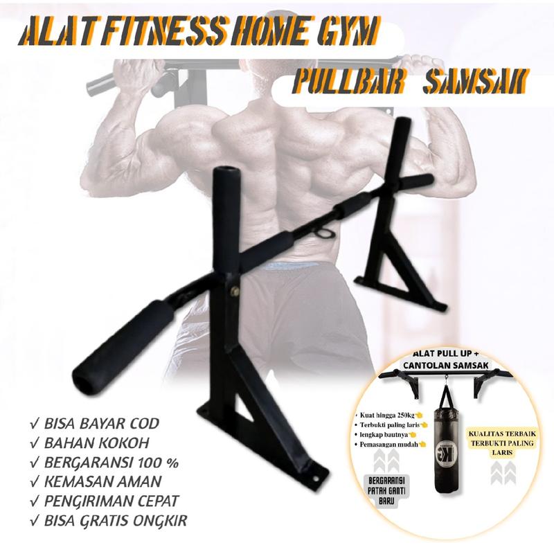 Alat Pull up Bar Olahraga gym Fitness Dirumah Chin up Resistance - Shop ...