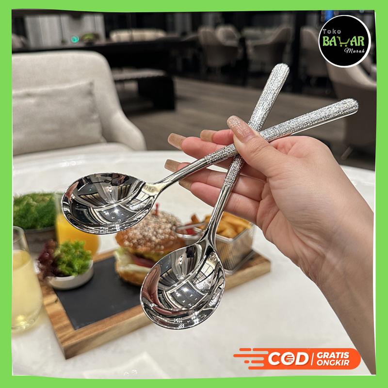 Sendok Sayur Bulat / Sendok Makan Bulat Stainless / Sendok Sayur - Shop ...