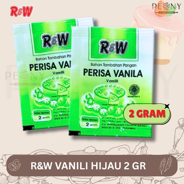 Jual (PAK) R&W VANILI HIJAU 2 GRAM/ PERISA VANILA BUBUK 2 GRAM - NO ...