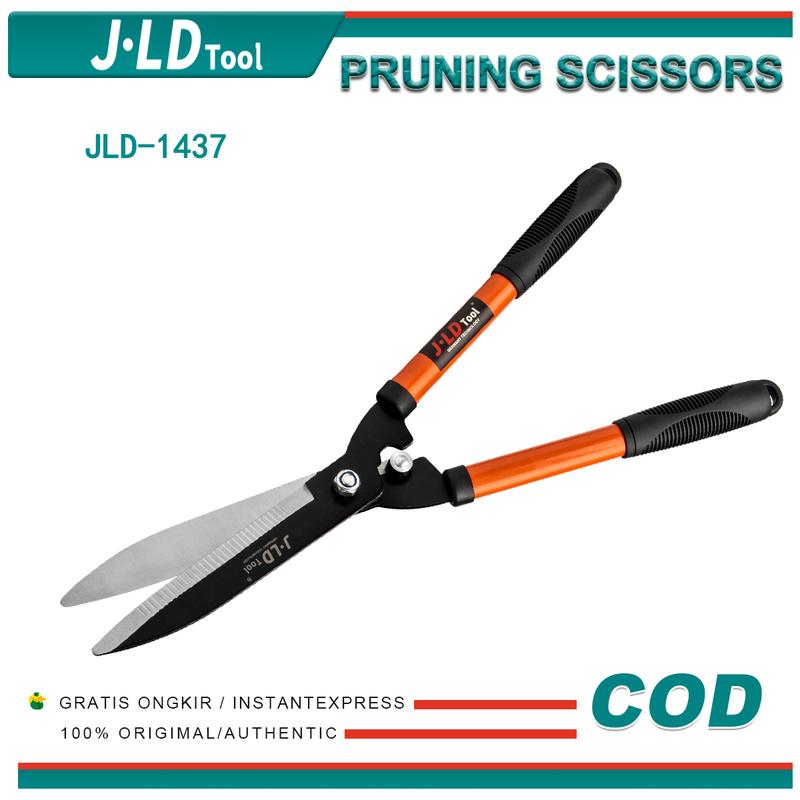 J.LD Orange/Black Steel Pruning Scissors 53cm Multi-Purpose Garden ...