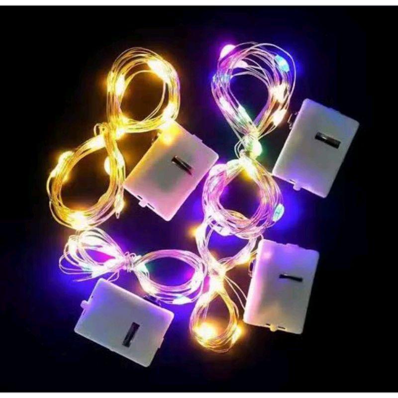 Lampu Tumblr Hias Kawat Led Hiasan Natal Warna Warni Rainbow Light ...
