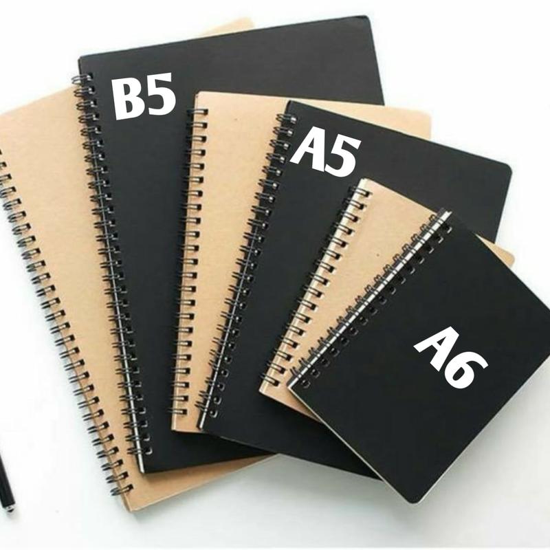 Buku Sketsa Spiral A5/A6 50 Lembar Sketchbook Notebook denga - Shop ...