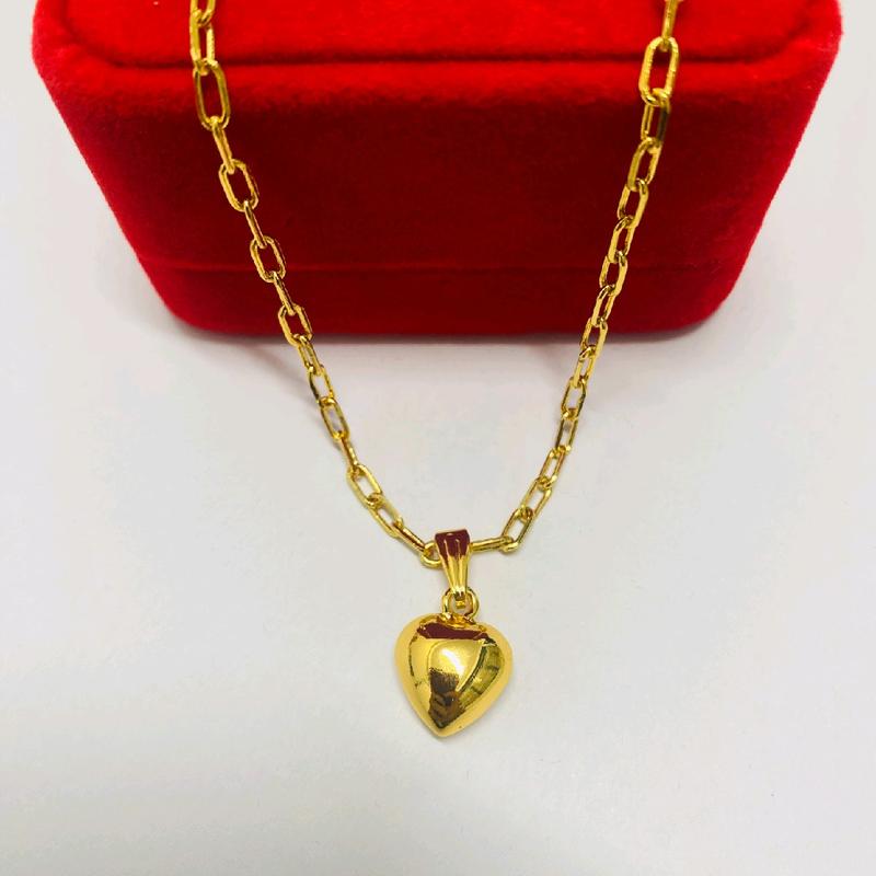 Rantai Leher Paper Clip Emas Korea Cop 916 Necklaces - TikTok Shop Malaysia