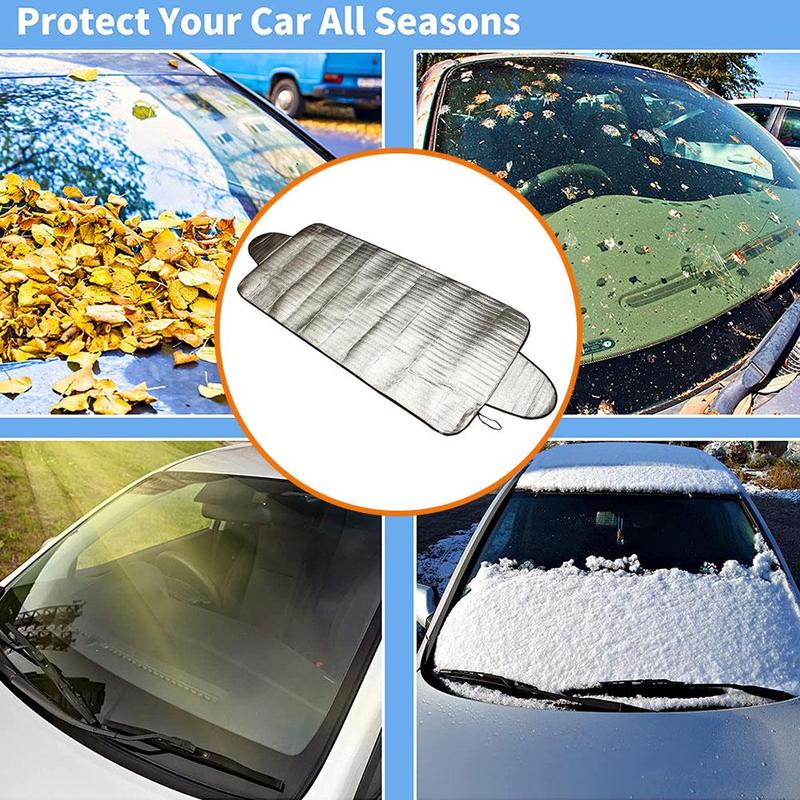 4-layer Car Awning Windscreen Windshield Front File Summer Sunscreen ...