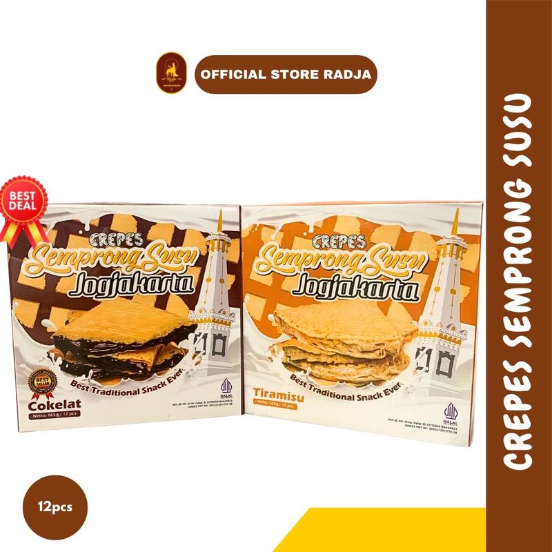 [Isi 12] Crepes Semprong Susu Jogjakarta Asli Lumer Nikmat Enak - Oleh ...