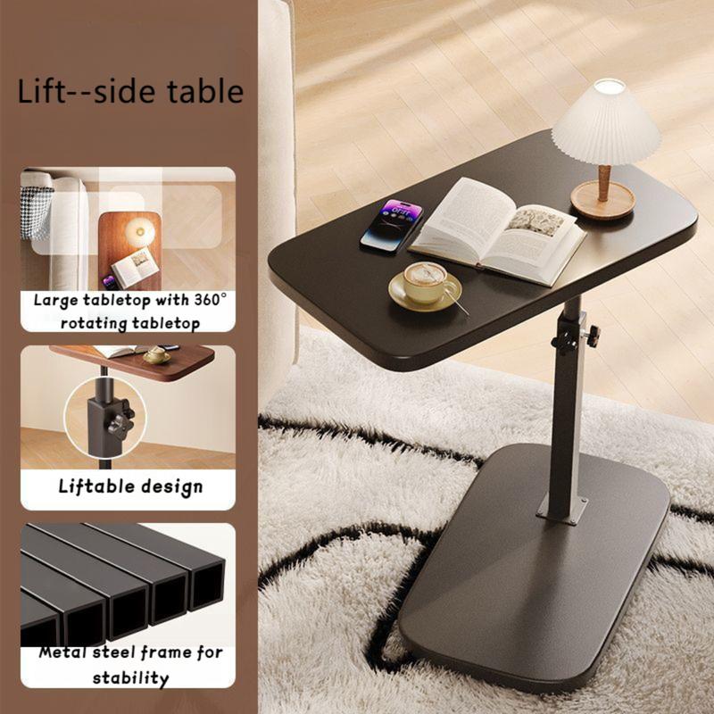 Sofa side cabinet, adjustable small table, office notebook coffee ...