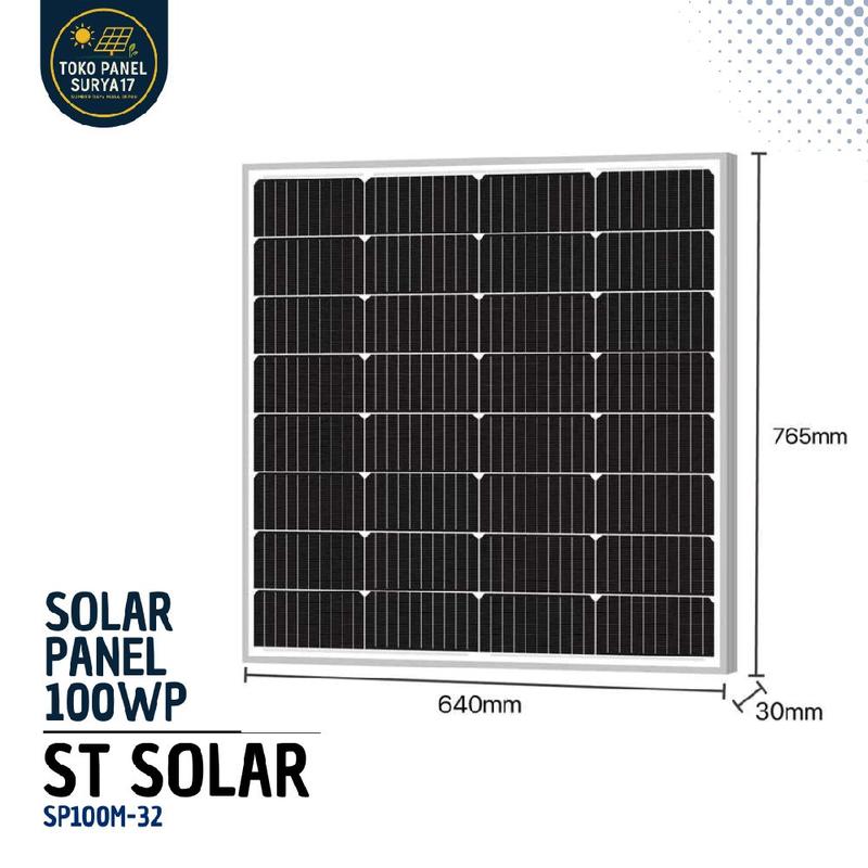 solar panel 100wp mono panel surya 100wp mono solar cell 100wp - Shop ...
