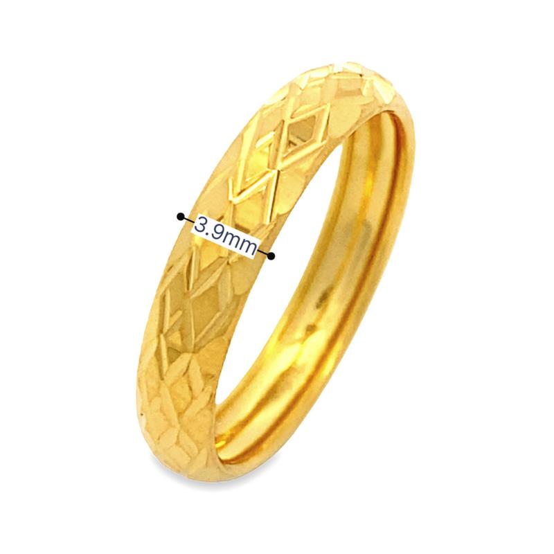 Top Cash Jewellery 916 Gold Diamond Design Full Ring - TikTok Shop ...