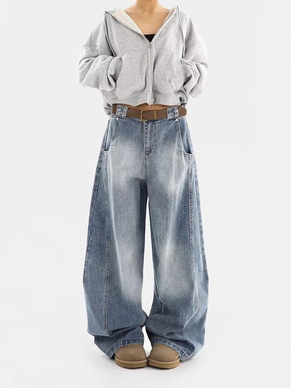【COD】Men's American Retro Washed Deconstructed Scimitar Jean - TikTok ...