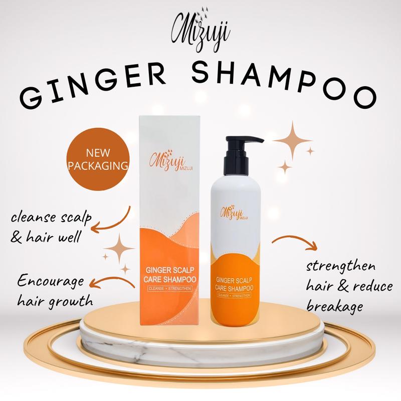 Mizuji Ginger Shampoo, Rejuenvating Shampoo and Daily Hair Mask ...