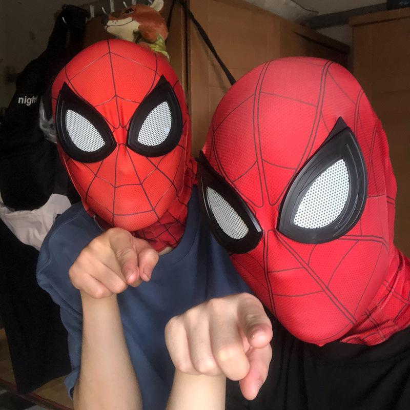 Funny Cosplay Masks Spiderman Mask Headgear with Movable Eye - TikTok ...