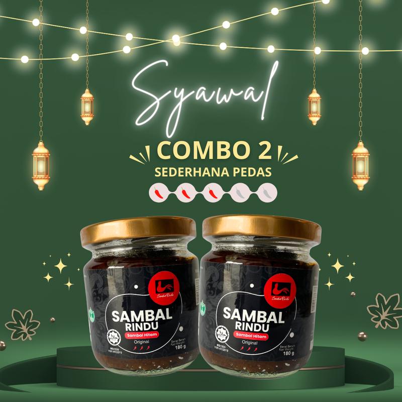 [Combo Syawal] Combo 2 Sederhana Pedas Sambal Hitam Ikan Bilis - TikTok ...