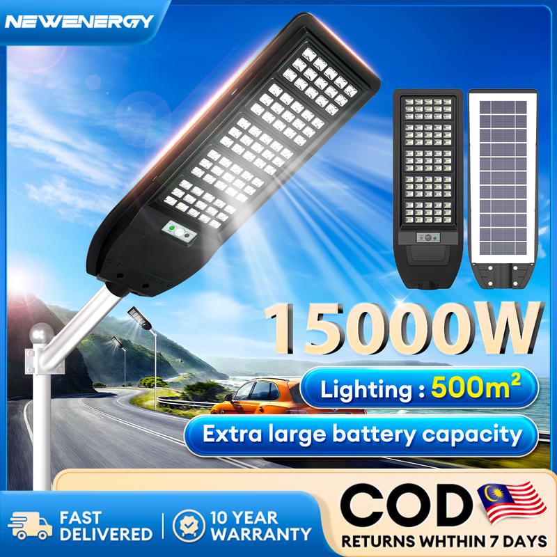 【Live Exclusive】Solar Light Outdoor Lighting 15000W Lampu Solar ...