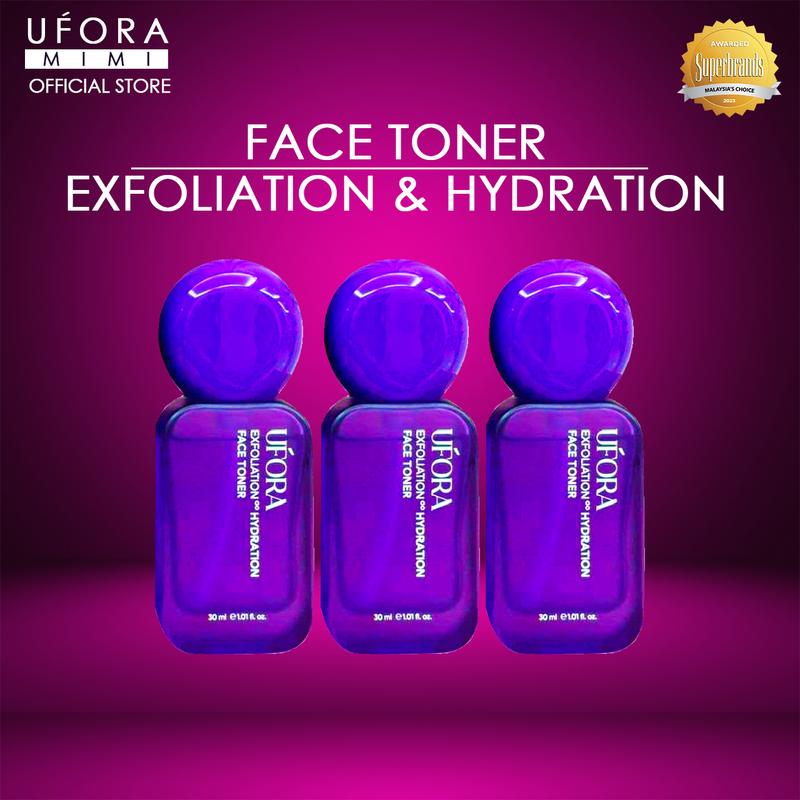 UFORA HQ Mimi 3X Face Toner Exfoliation and Hydration 30ml Aloe ...