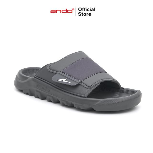 Ando Official Sandal Selop Slip On Gentle Pria Dewasa - Abu-Abu - Shop ...