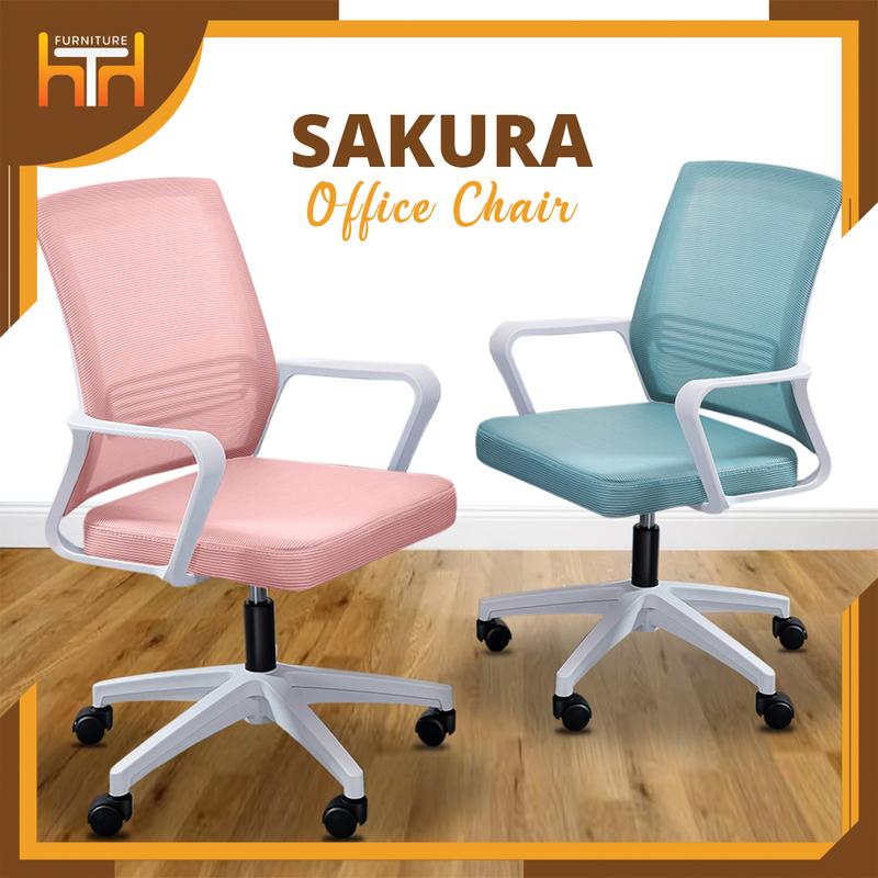 MFurniture: Swanky SAKURA 319 Mid-back Swivel Office Chair/ Kerusi ...