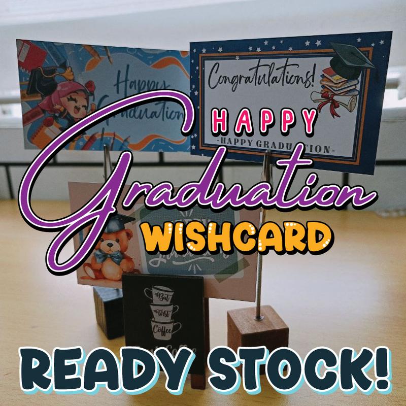 HAPPY GRADUATION TAHNIAH WISH CARD. READY STOCK! - TikTok Shop Malaysia