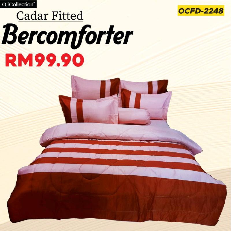 Oli Collection Cadar Fitted Bercomforter Cadar Bantal dan Selimut ...