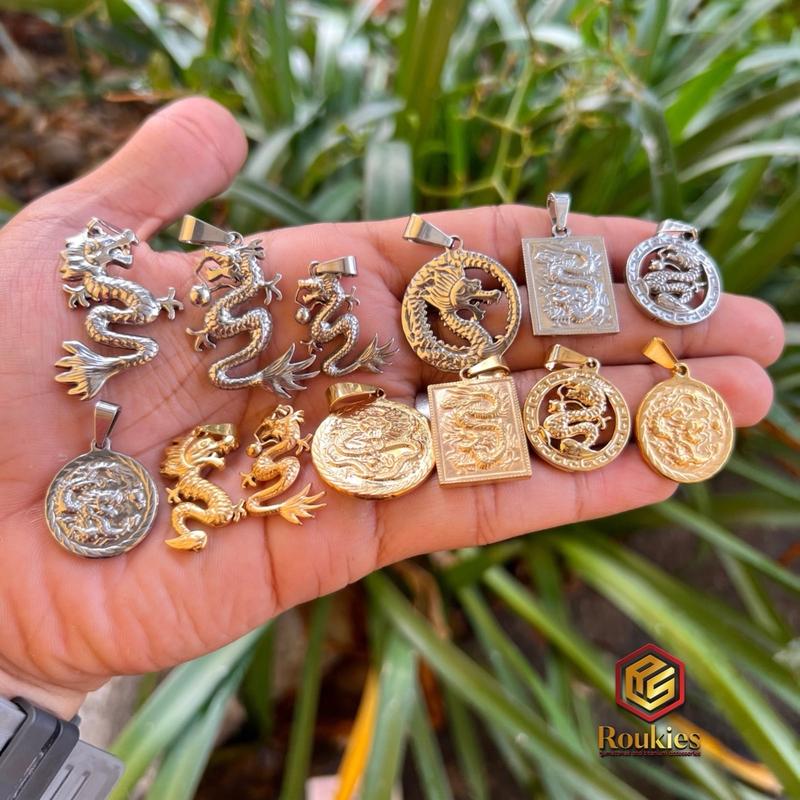 Liontin Titanium Model Naga - Shop | Tokopedia
