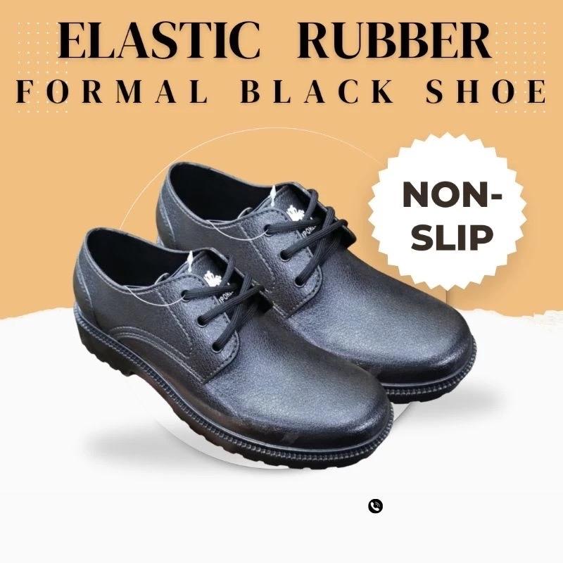 Kasut Lelaki PVC/getah Tali hitam/Men Sandal non slip Waterproof ...