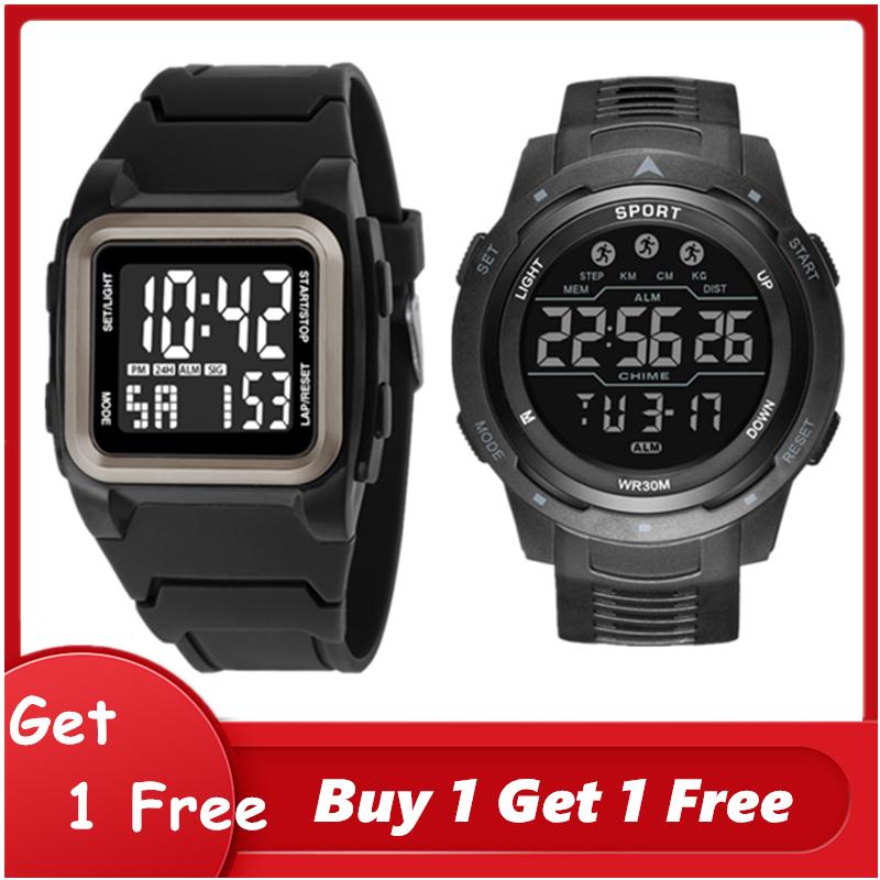 Jam Tangan Elektronik, Jam Penggera Lelaki, Jam randik, Lamp - TikTok ...