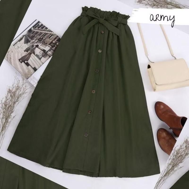 ROK KANCING CRINCKLE JUMBO PANJANG ADA TALI - Shop | Tokopedia