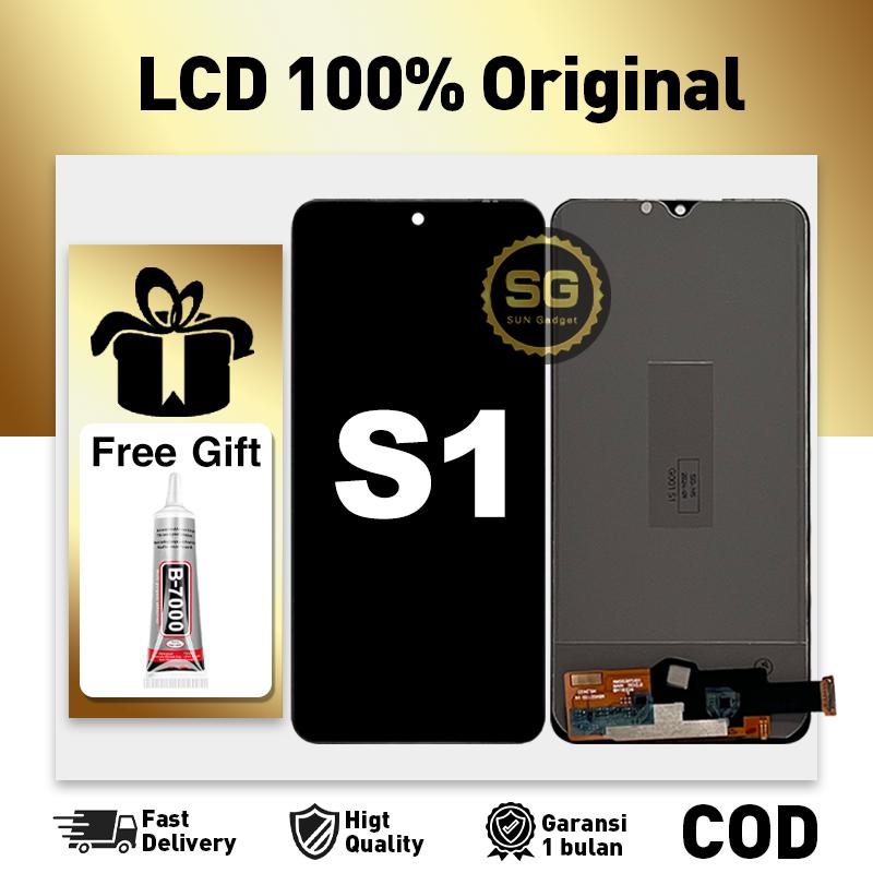 LCD S1 S1 Pro Framed For Vi S1 Framed Original Full Set Kualitas - Shop ...