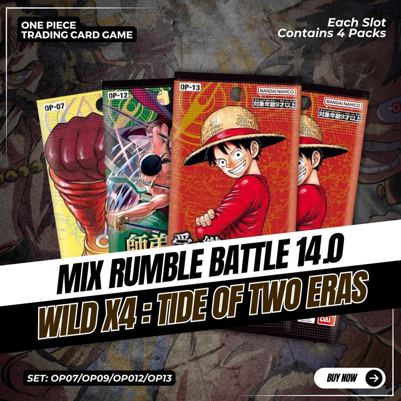 MIX RUMBLE BATTLE 14.0 WILD X4 : TIDES OF TWO ERAS - One Piece - TikTok ...