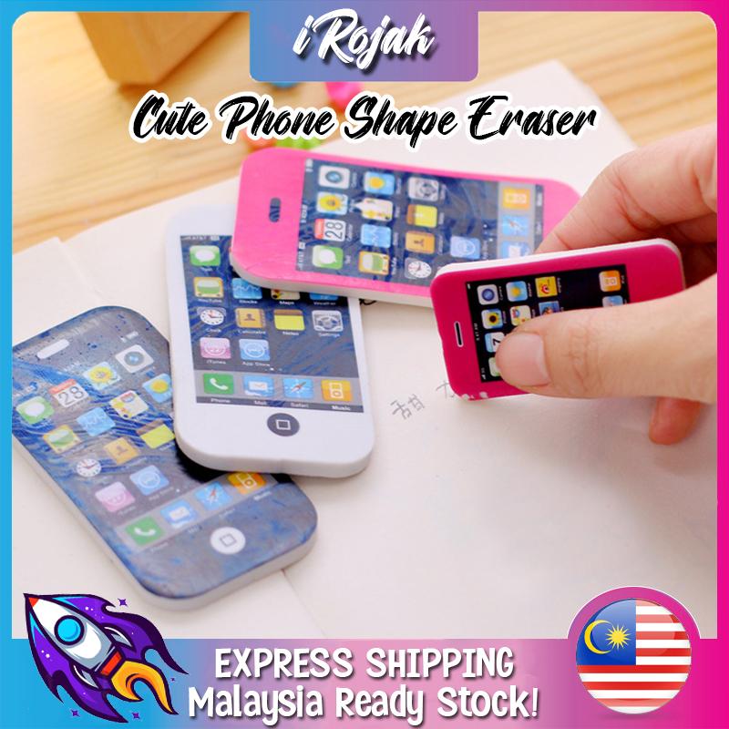 [iRojak] Cute Mobile Phone Shape Eraser Stationery Students Kid Gift ...