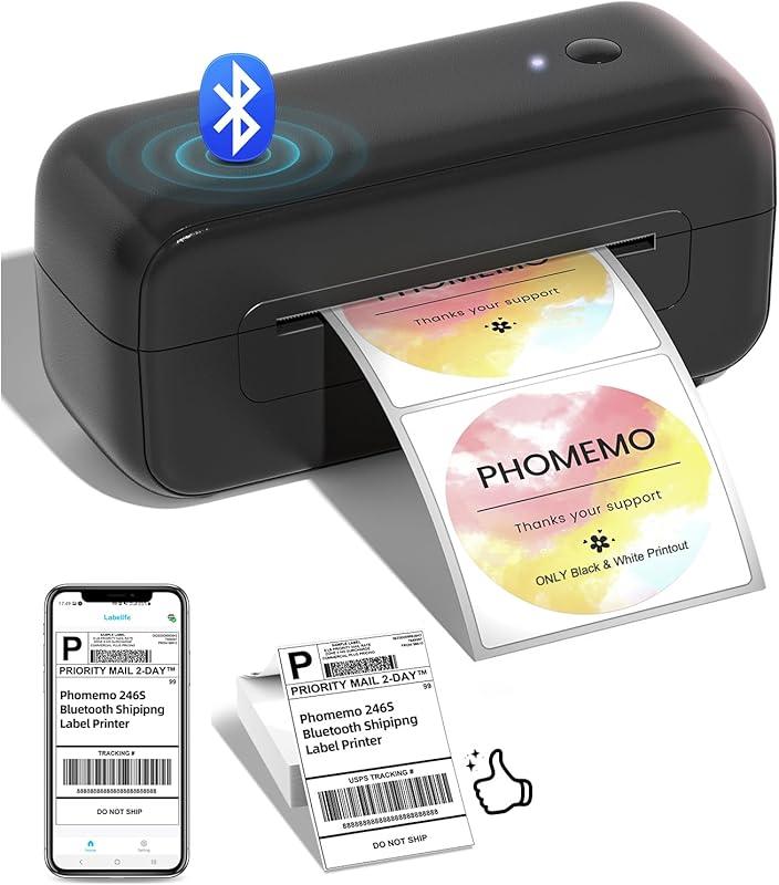 Phomemo 246S Bluetooth Thermal Printer,A6 Shipping Label Printer,Great - TikTok Shop Singapore