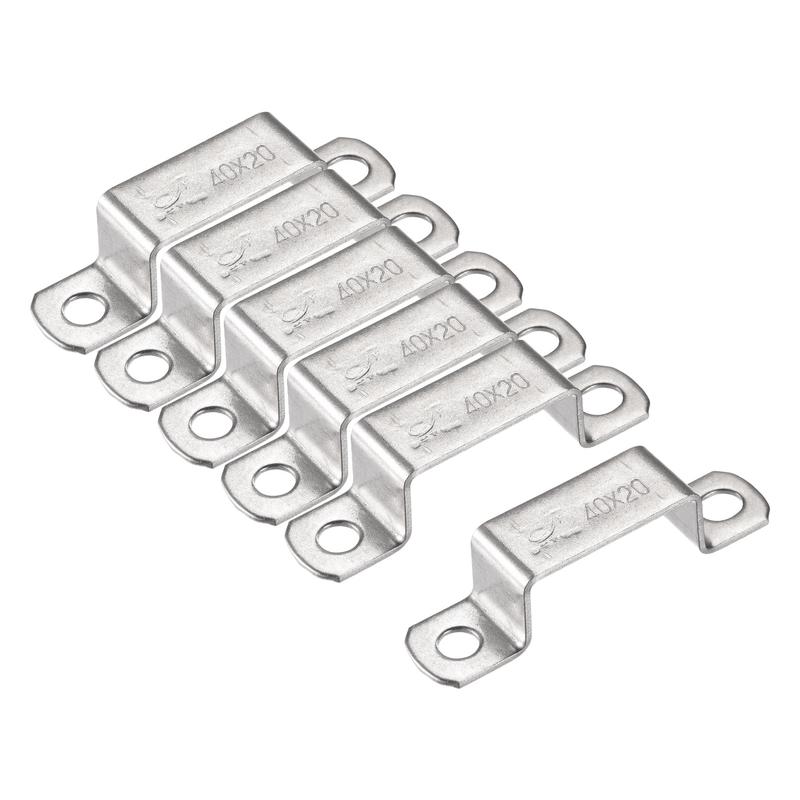 Uxcell U Shaped Connector Bracket 18 x 41.5mm 304 Stainless Steel for ...