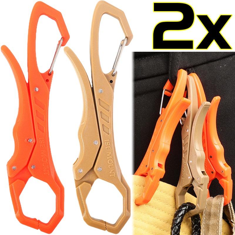 Outdoor Mini Fish Mouth Buckles Multi Functional Keychain Large Opening ...