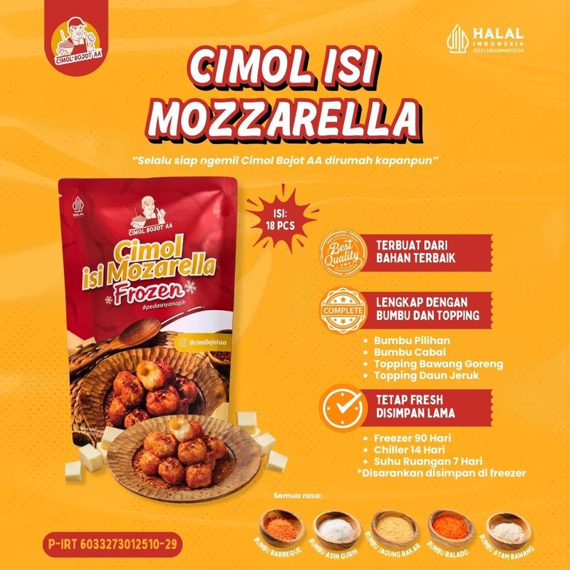 Cemilan Cimol AA isi Mozzarella Food Frozen Instan - TikTok Shop