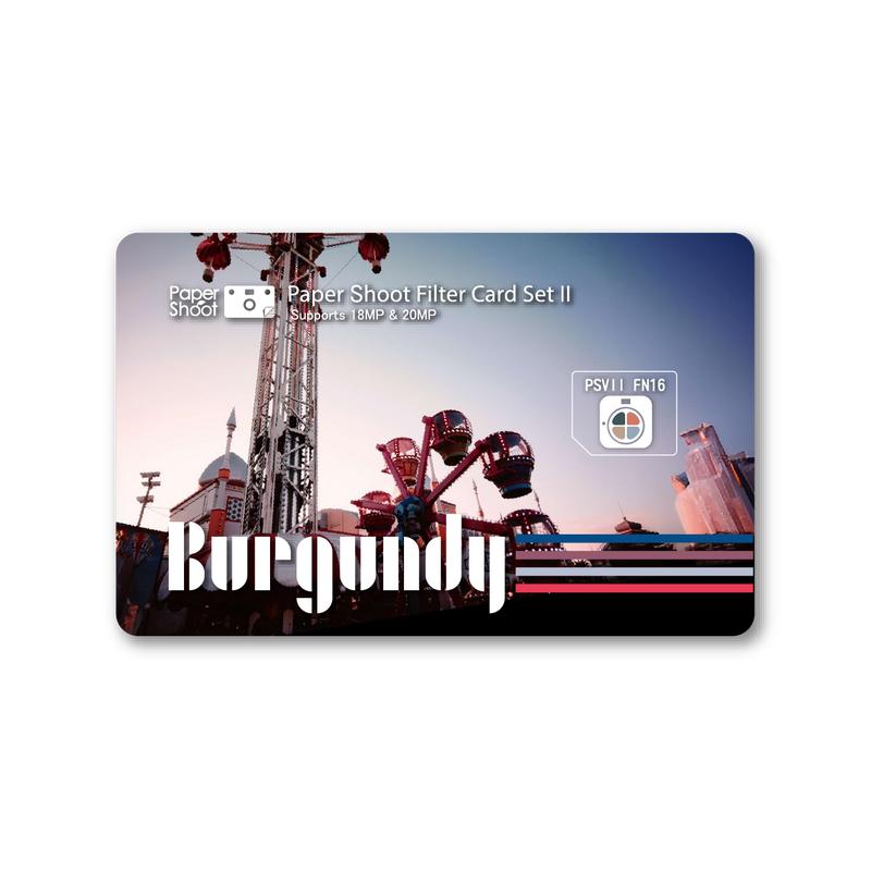 Paper Shoot Camera Filter Card: Burgundy *NEW* - TikTok Shop Singapore