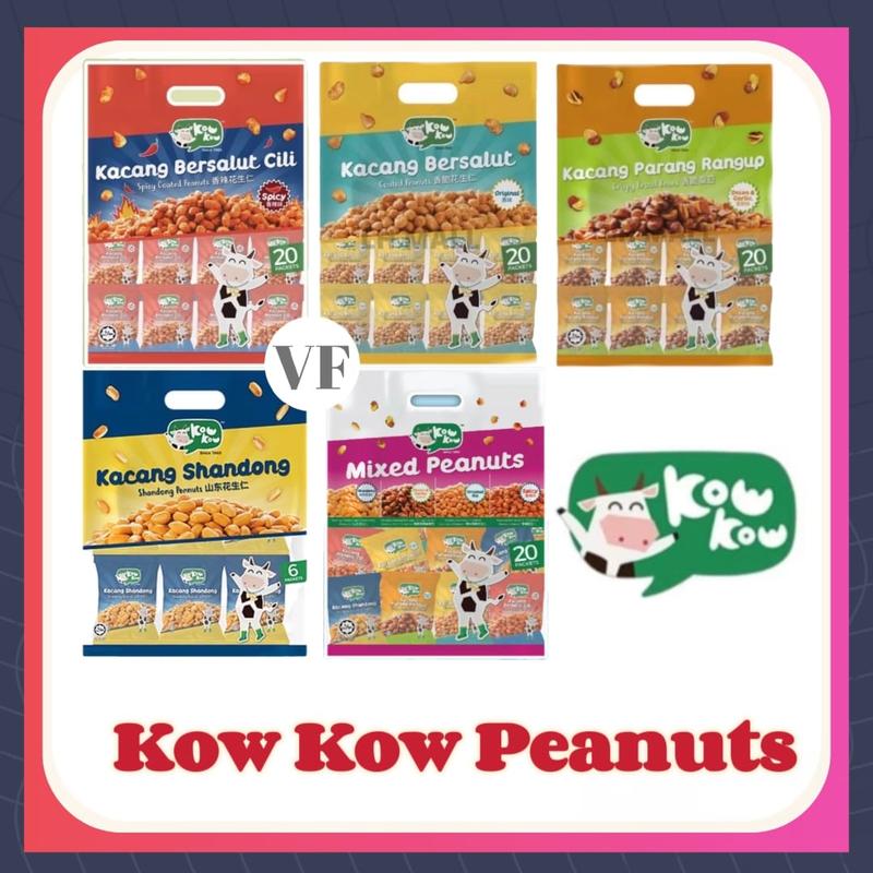[Ready Stock] Kow Kow Mega Pack Peanuts Original Coated Peanuts / Mixed ...