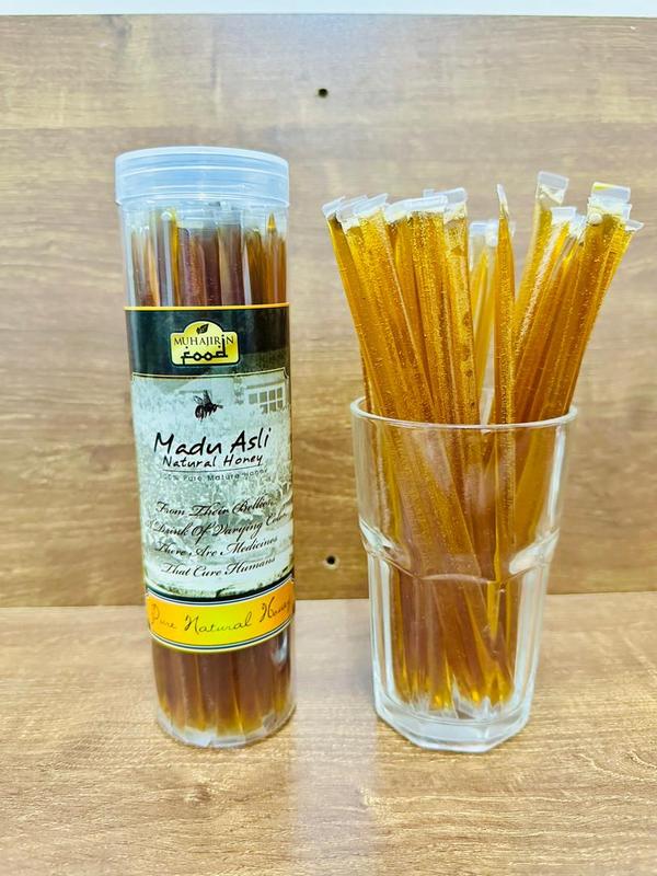 NATURAL HONEY STICK 50 PCS/BOTTLE [MADU STICK][MADU GUNUNG][MADU ...