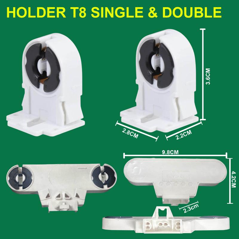 [READY STOCK] LED TUBE HOLDER(T8 FLUORESCENT TUBE HOLDER) / T8 - TikTok ...
