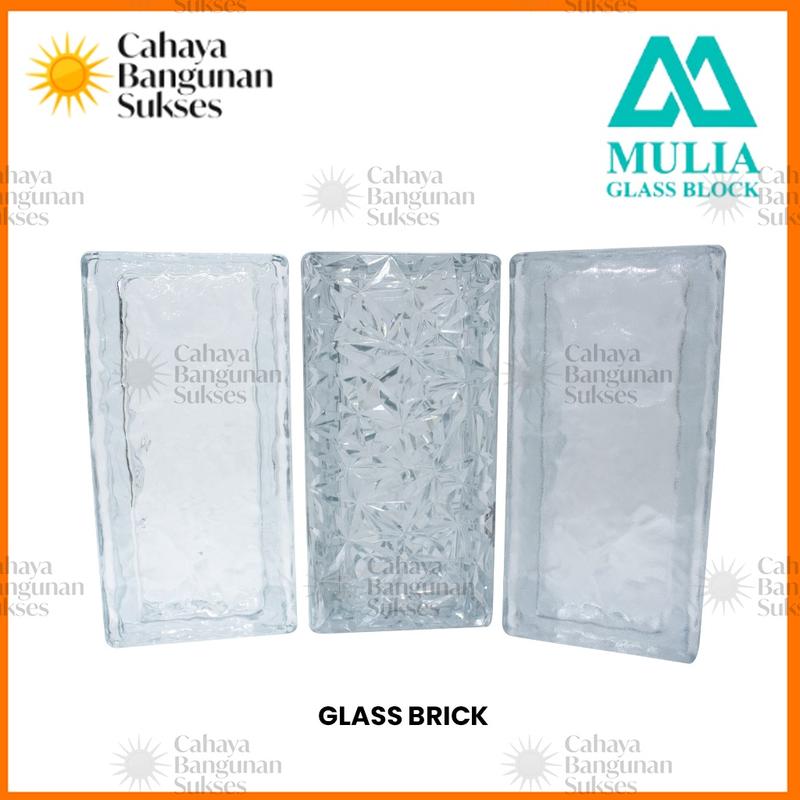 (BRAND NEW) MULIA GLASS BLOCK GLASS BRICK UKURAN P20XL10 - Shop | Tokopedia