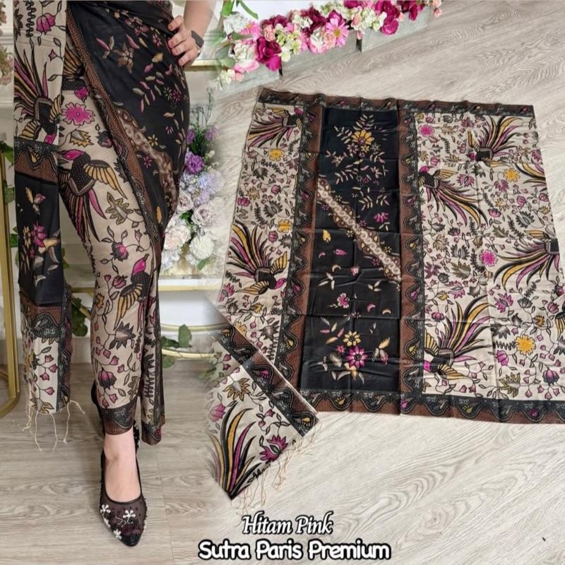 Kamen paris motif ATBM Lembaran + selendang kamen lembut dan - Shop ...